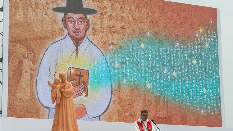 GIÁO HỘI HÀN QUỐC LÀM PHÉP ĐỀN THÁNH TỬ ĐẠO HAEMI