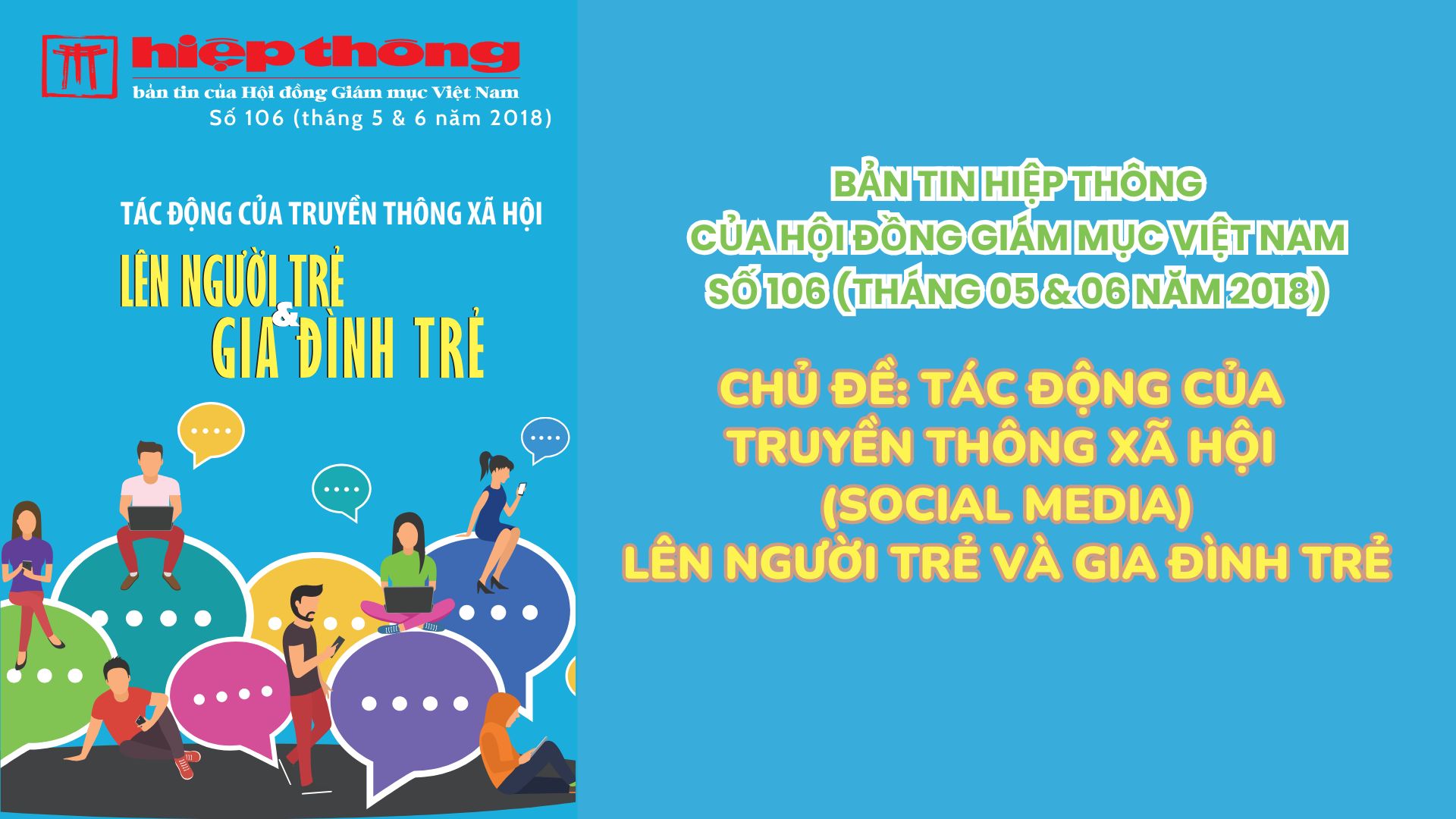 GIỚI THIỆU BẢN TIN HIỆP THÔNG CỦA HDGMVN SỐ 106 (THÁNG 05 & 06 NĂM 2018 ...
