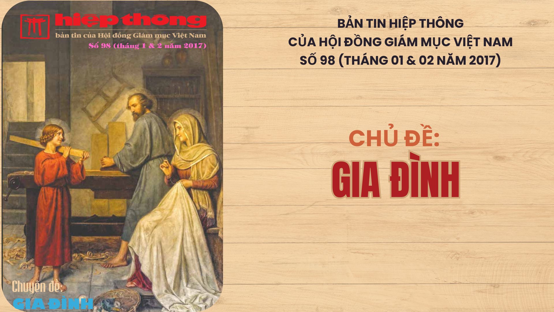GIỚI THIỆU BẢN TIN HIỆP THÔNG CỦA HDGMVN SỐ 98 (THÁNG 01 & 02 NĂM 2017 ...